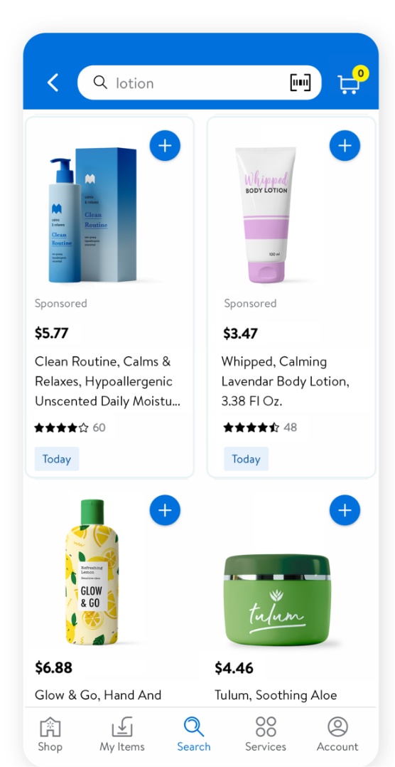 Sponsored Search with Walmart Connect